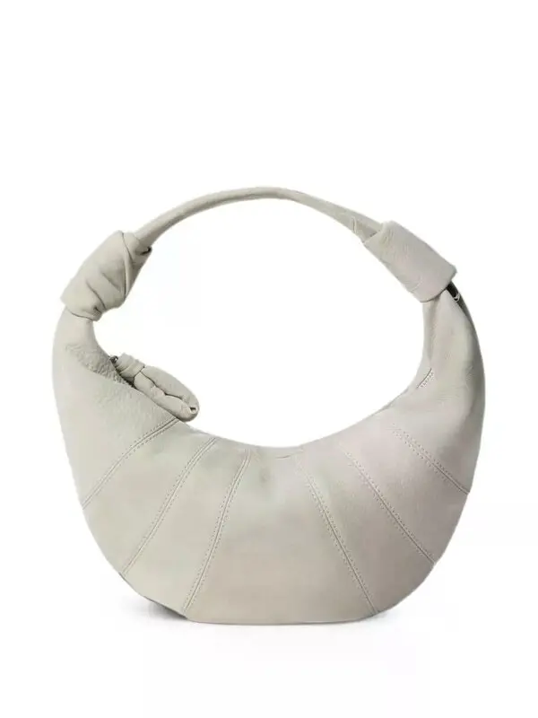 LEMAIRE Mini Fortune Croissant Bag In Alpaca Nubuck - Neutrals