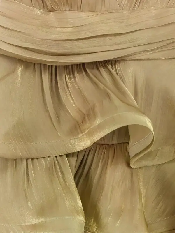 ACTUALEE Ruffled Tiered Maxi Dress