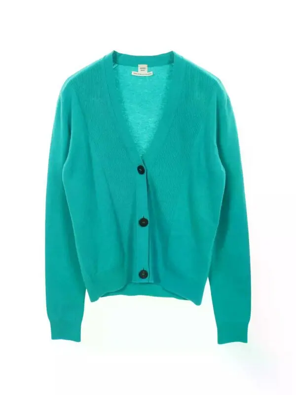 Hermès 2010s V-neck Cashmere Cardigan - Green