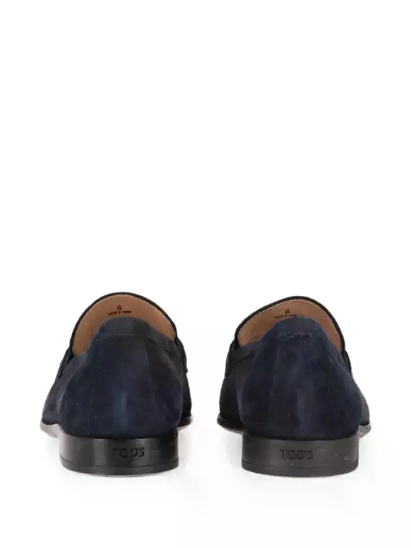TOD'S Suede Chain Loafers