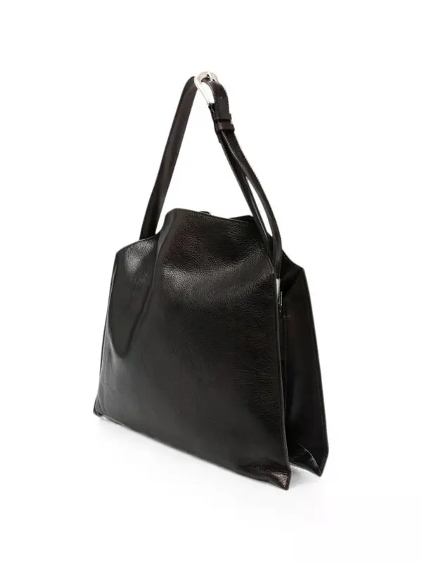 Orciani Grained Leather Tote Bag