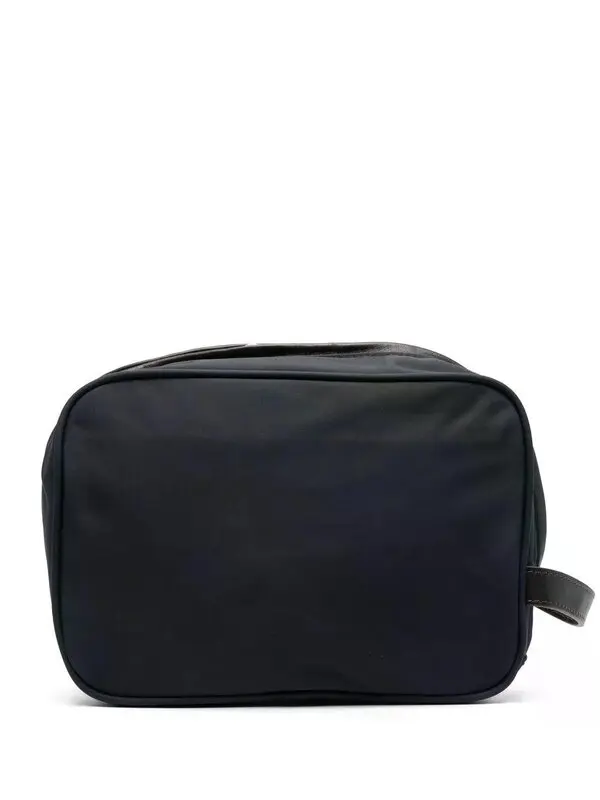 Paul & Shark Leather-trim Wash Bag