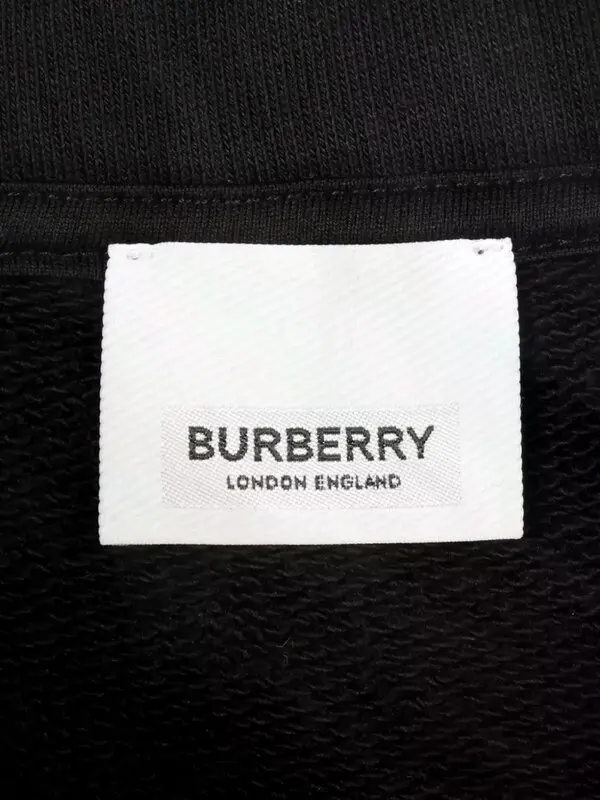 Burberry 2010s Unicorn-print Hoodie - Black