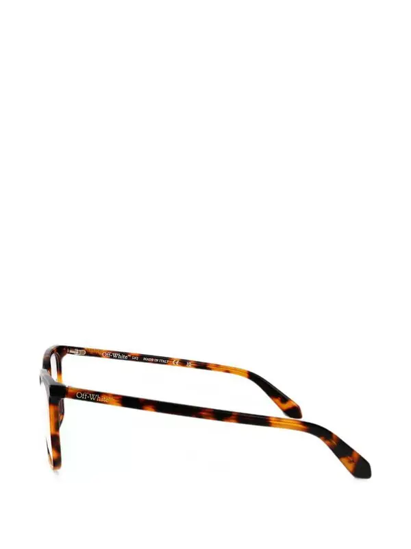 Off-White Tortoiseshell-effect Square-frame Glasses