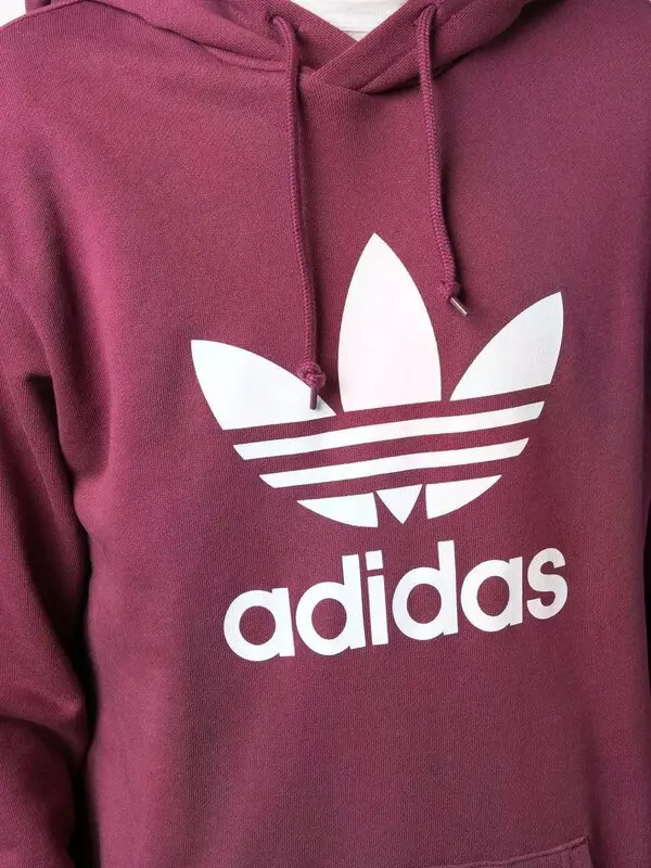 Adidas Logo-print Cotton Hoodie