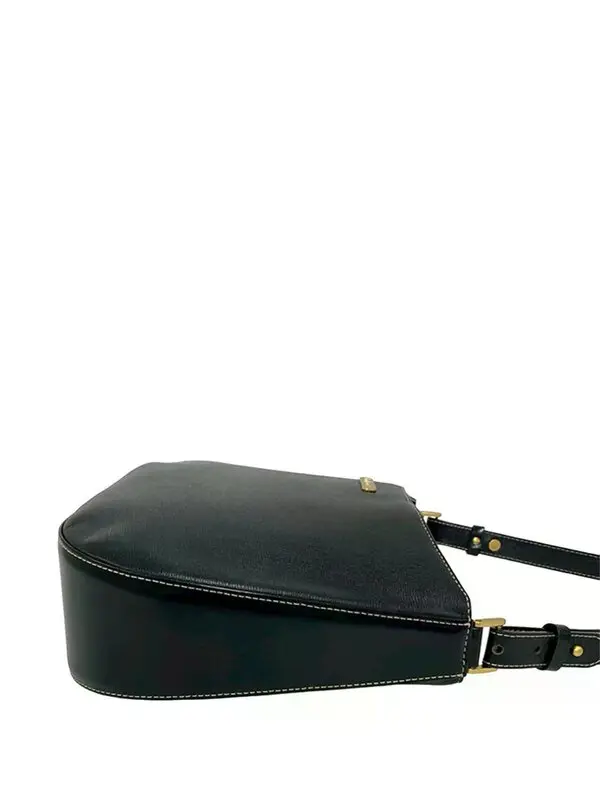 Burberry 1980-1990 Leather Shoulder Bag