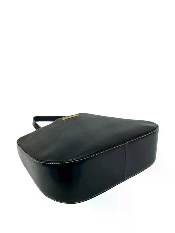 Burberry 1980-1990 Leather Shoulder Bag