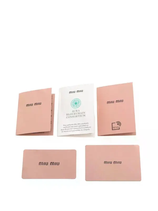 Miu Miu 2010-2026 Mini Raffia Logo Handbag