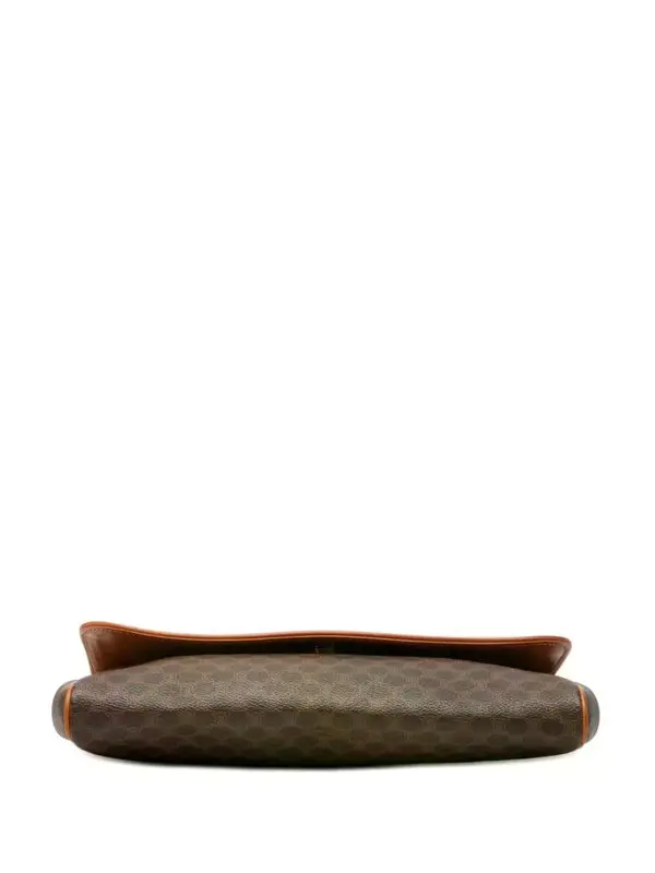 Celine 1992 Macadam Coated Canvas Clutch Bag