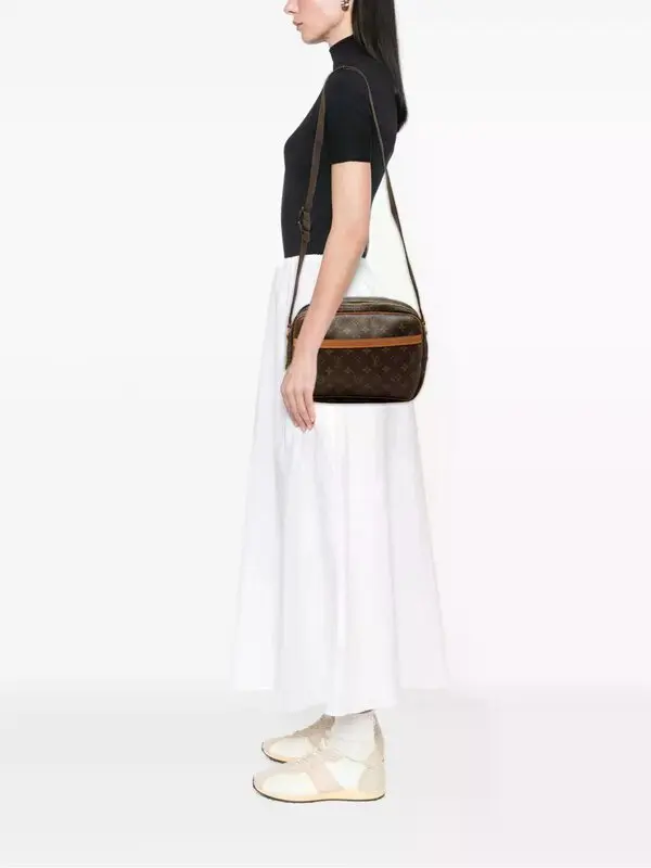 LOUIS VUITTON Monogram Reporter Pm Crossbody Bag