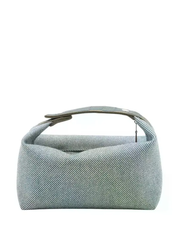 Hermès 2023 Large Wool Bride A Brac H Natte Case Vanity Bag