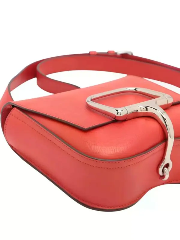 Hermès 2022 Mini Epsom Della Cavalleria Crossbody Bag - Red
