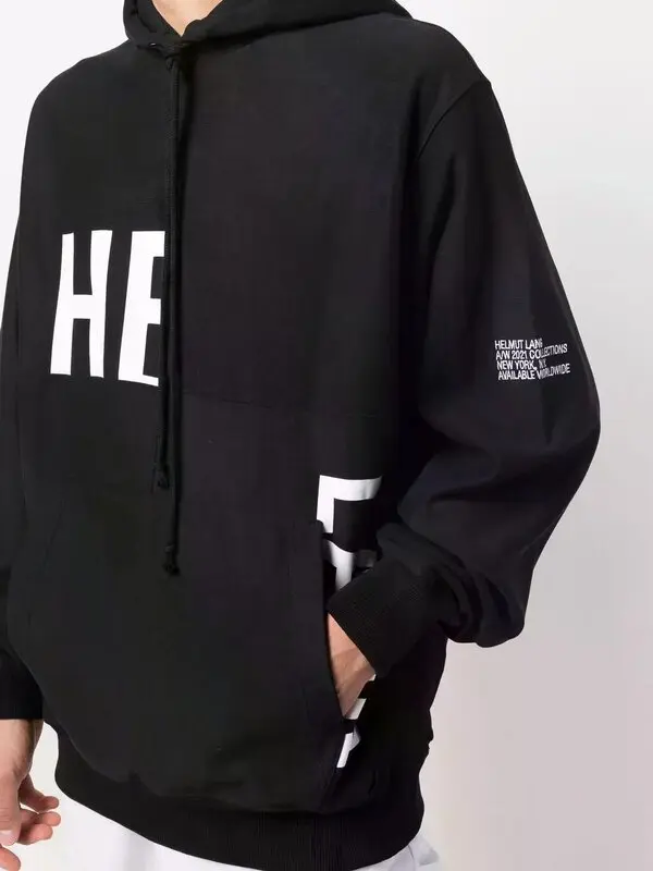 Helmut Lang Logo-print Pullover Hoodie
