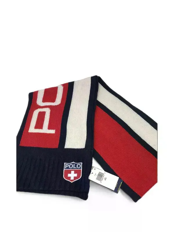 Polo Ralph Lauren Colorblock Ski Scarf - Blue