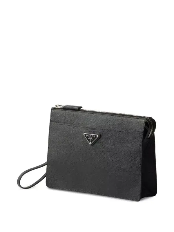 Prada Saffiano Leather Clutch Bag