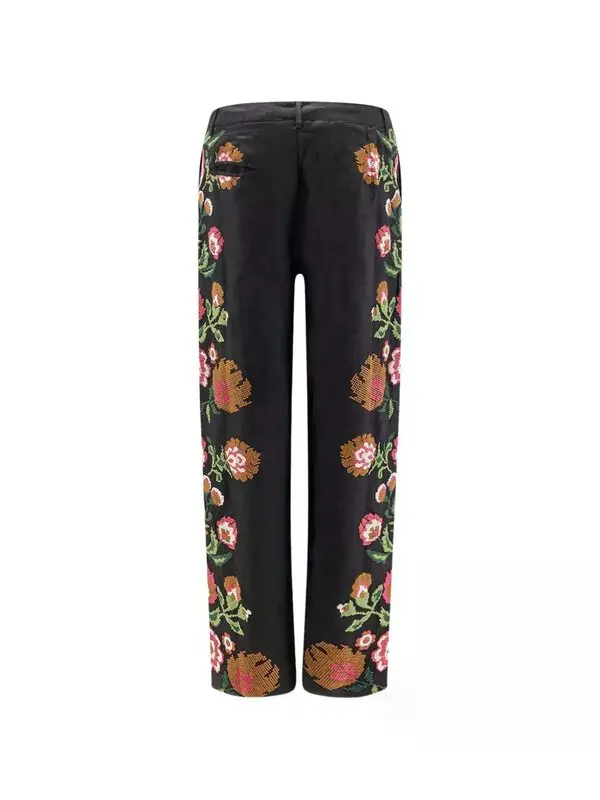 PHILIPPA 1970 Keila Floral-embroidered Trousers