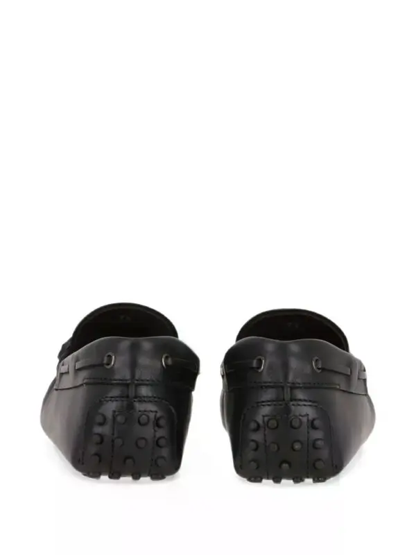 TOD'S Bow-detail Leather Loafers