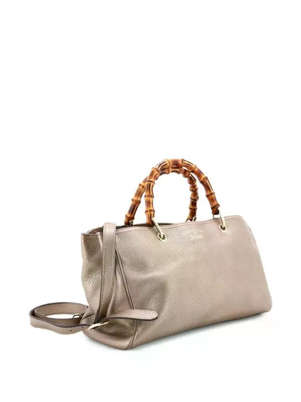 Gucci Bamboo Shopper Leather Medium Tote Bag
