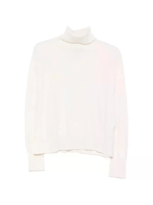 SEMICOUTURE Drop-shoulder Sweater - Neutrals