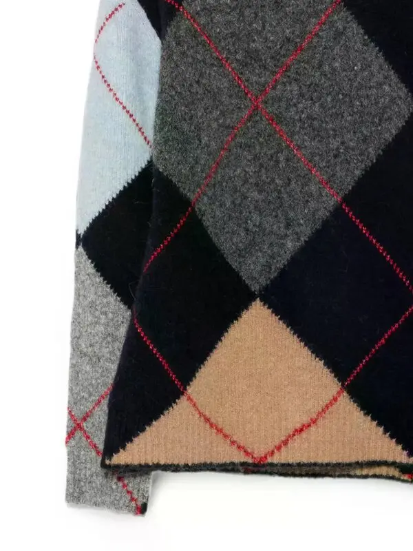 SEMICOUTURE Argyle-pattern Sweater