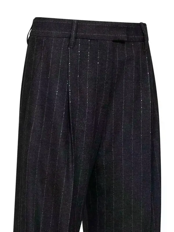 Brunello Cucinelli Stripe-pattern Tailored Trousers