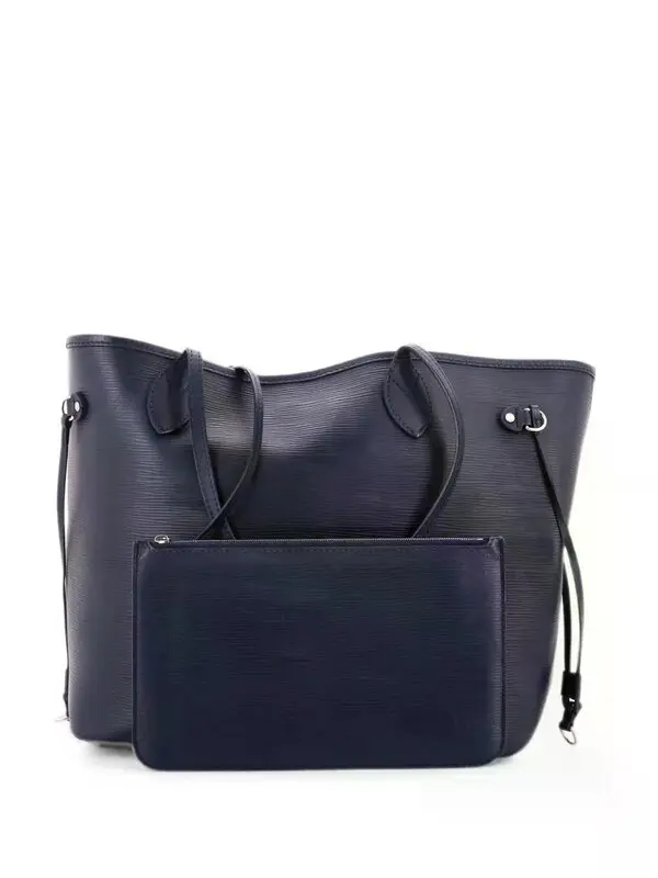 LOUIS VUITTON Neverfull Epi Leather Mm Tote Bag - Blue