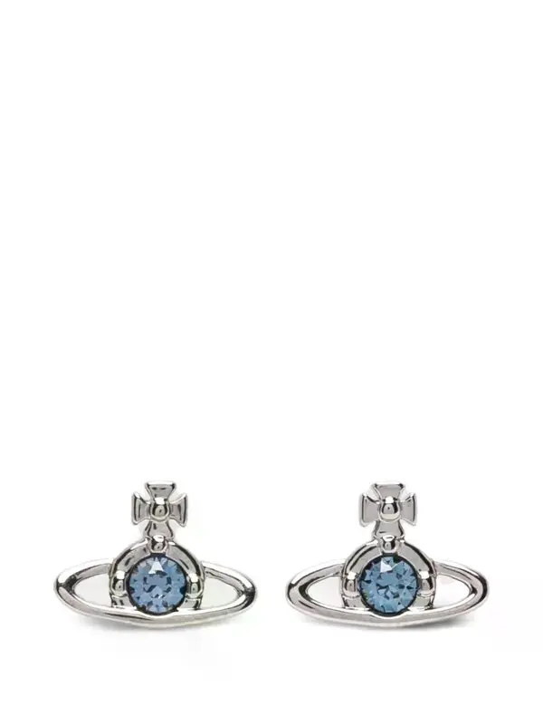 VIVIENNE WESTWOOD Nano Solitaire Orb Earrings - Black