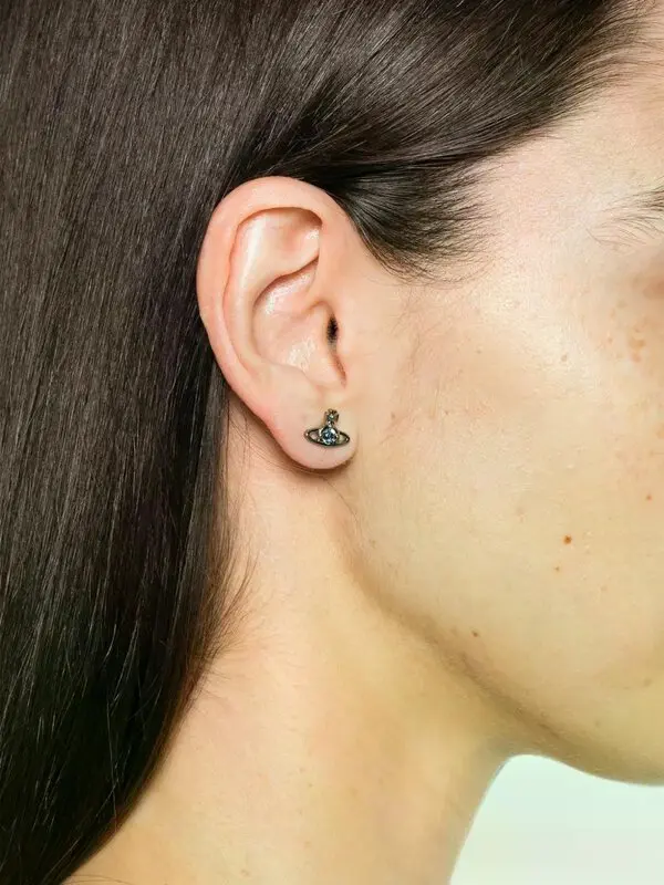 VIVIENNE WESTWOOD Nano Solitaire Orb Earrings