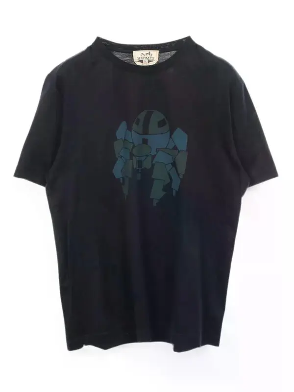 Hermès Graphic-print Cotton T-shirt