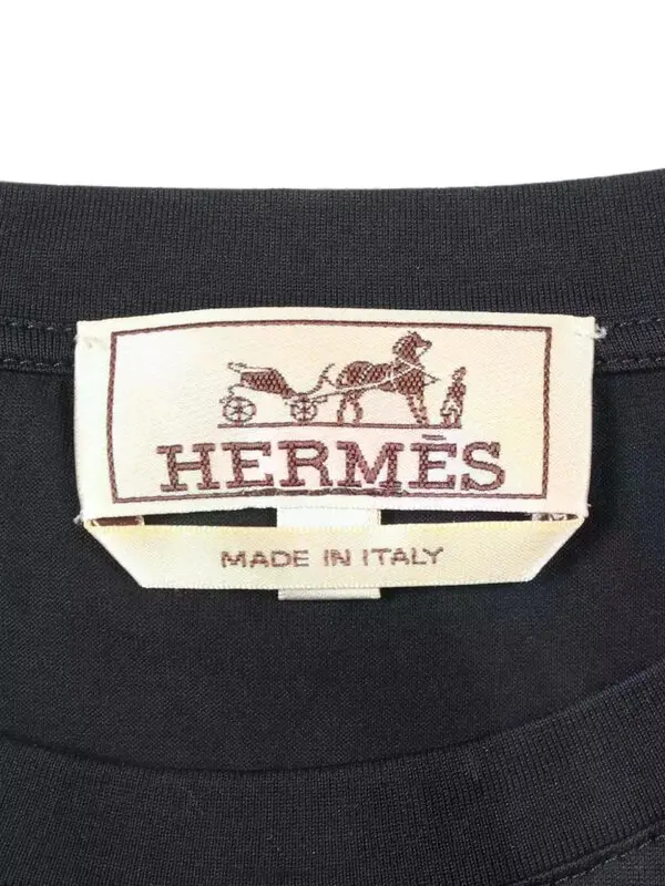 Hermès Graphic-print Cotton T-shirt