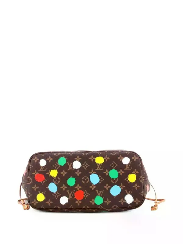 LOUIS VUITTON Painted Dots Monogram Canvas Tote Bag - Brown
