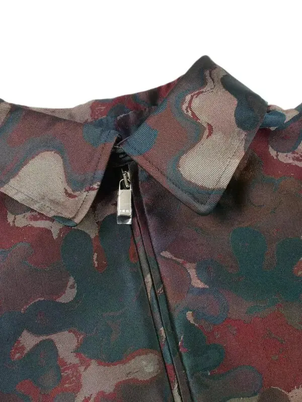 Dior X Peter Doig Floral-print Bomber Jacket