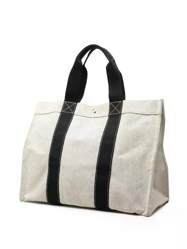 Hermès 2000-2015 Toile Bora Bora Gm Tote Bag - Grey