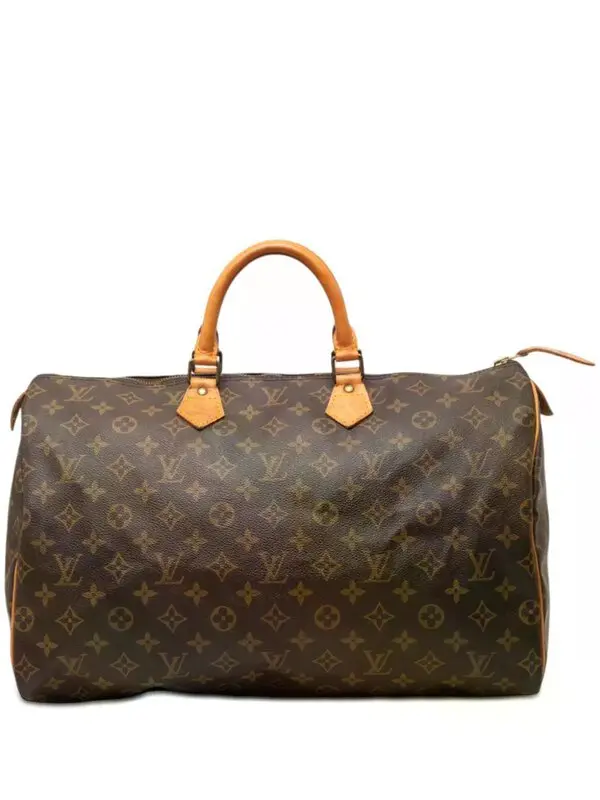 LOUIS VUITTON 2001 Monogram Speedy 40 Boston Bag