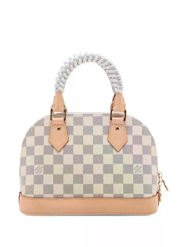 LOUIS VUITTON 2021-2026 Damier Azur Braided Alma Bb Satchel