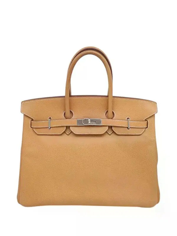 Hermès 2006 Togo Birkin Retourne 35 Handbag - Brown