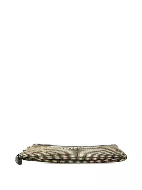 Saint Laurent 2020 Raffia Rive Gauche Clutch Bag
