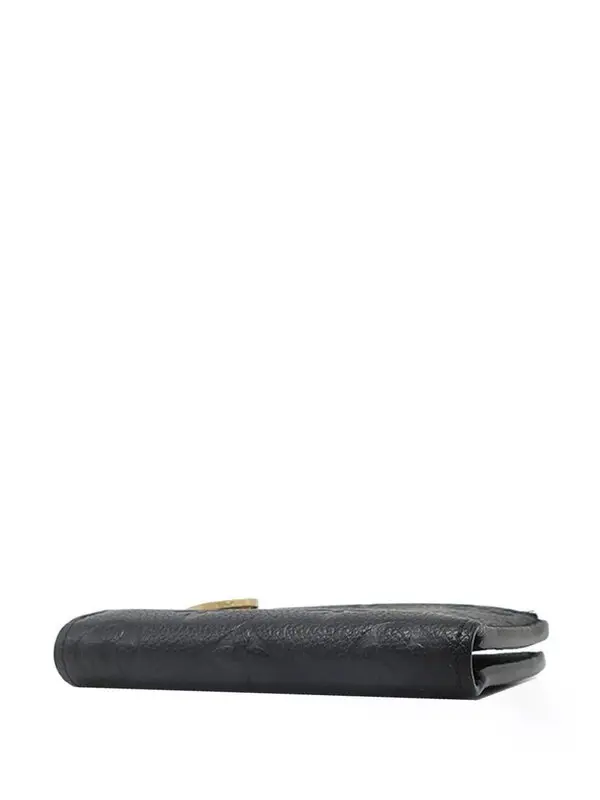 LOUIS VUITTON 2021-2026 Monogram Empreinte Lisa Compact Wallet Small Wallets - Black