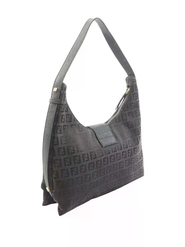 Fendi Zucchino Canvas Shoulder Bag