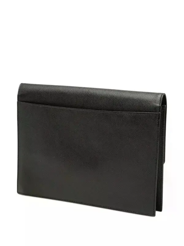 Saint Laurent 20th Century Leather Clutch Bag