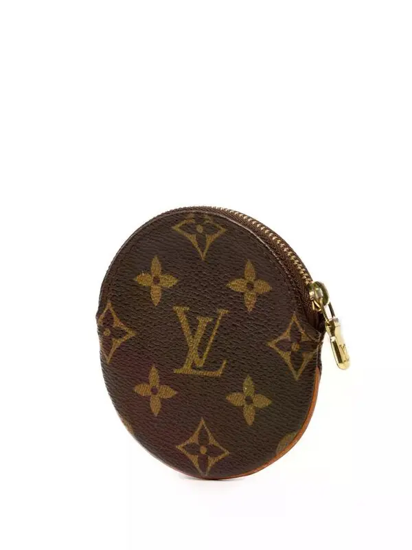 LOUIS VUITTON 2004 Monogram Porte Monnaie Round Coin Pouch