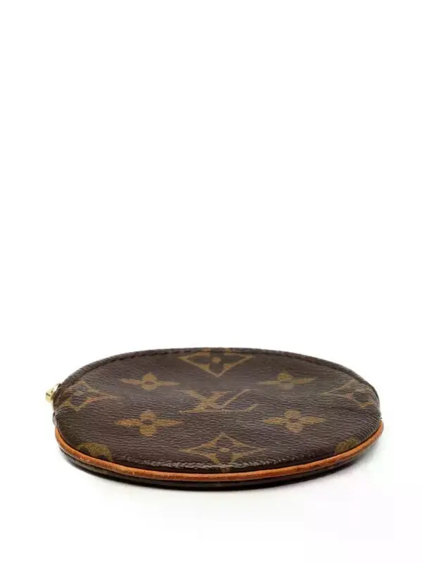 LOUIS VUITTON 2004 Monogram Porte Monnaie Round Coin Pouch