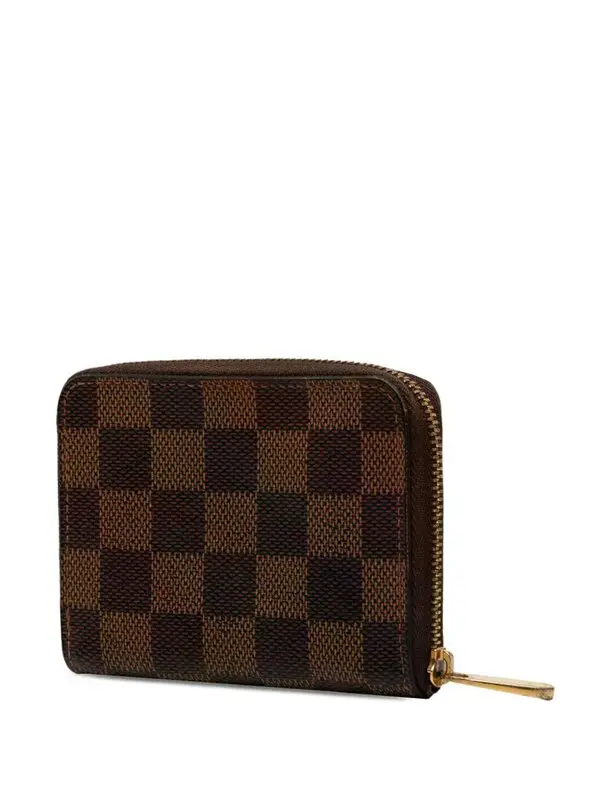 LOUIS VUITTON 2021-2026 Damier Ebene Zippy Purse Coin Pouch