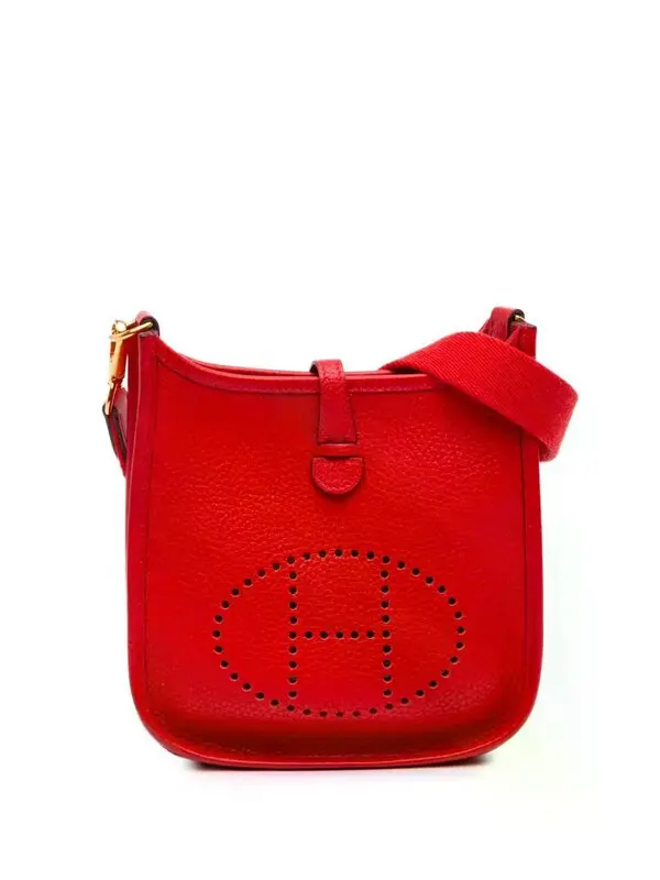 Hermès 2019 Clemence Evelyne I 16 Amazone Crossbody Bag - Red