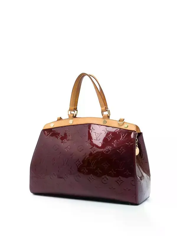LOUIS VUITTON 2012 Monogram Vernis Brea Mm Satchel