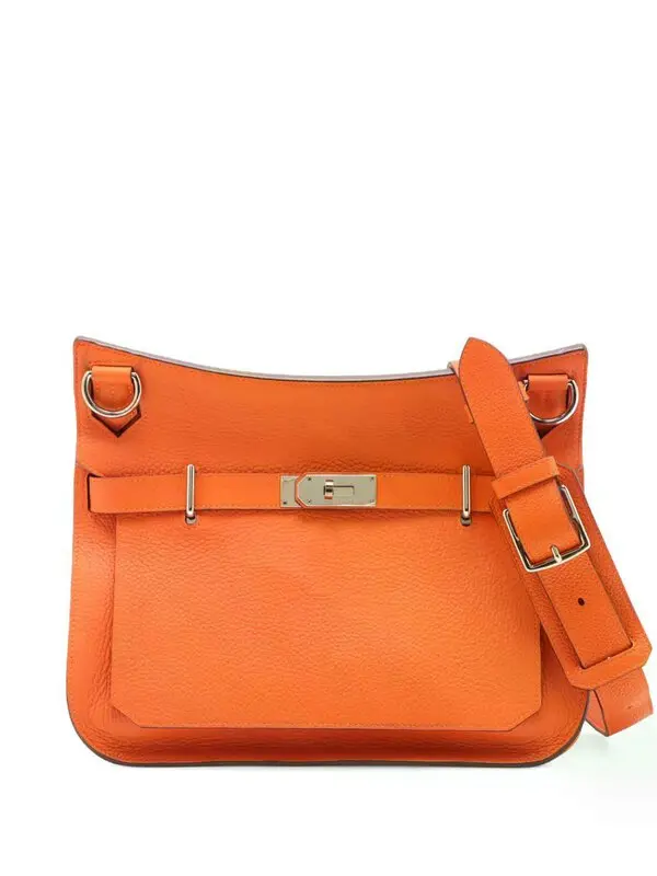 Hermès 2014 Clemence Jypsiere 34 Crossbody Bag - Orange