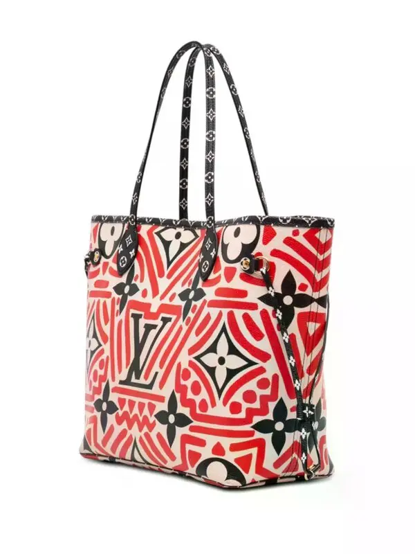 LOUIS VUITTON Monogram Giant Crafty Neverfull Mm Tote Bag - Red