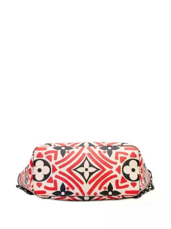 LOUIS VUITTON Monogram Giant Crafty Neverfull Mm Tote Bag - Red