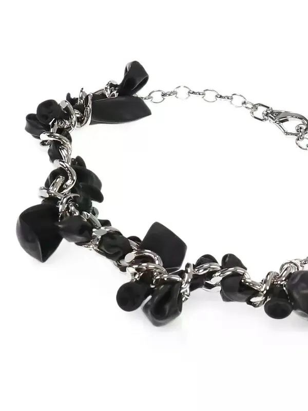 DOUBLET Balloon Curb-chain Necklace - Silver
