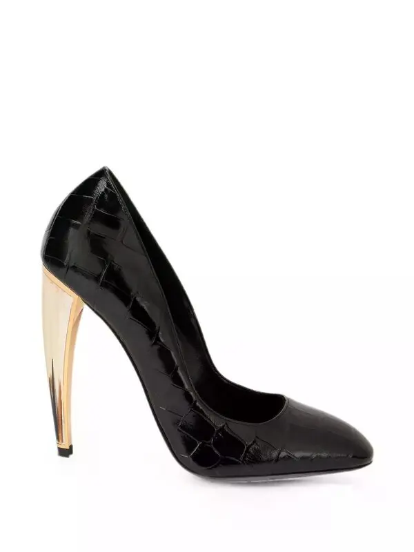Roberto Cavalli Croc-effect Leather Pumps